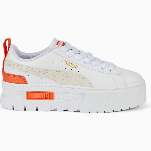 Puma Mayze Leather Youth Trainers | 384527_06 | FOOTY.COM