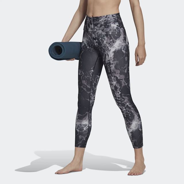 adidas Yoga Essentials Print 7/8 Tights | HK9980 | FOOTY.COM
