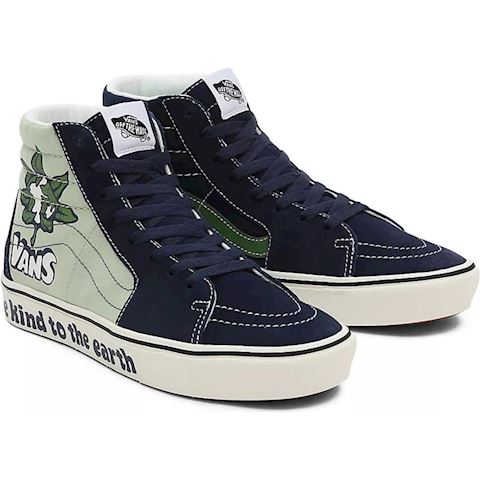 VANS Looper Comfycush Sk8-hi Shoes ((looper) Dress Blues/celadon Green ...