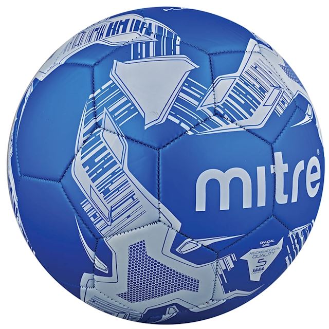 Mitre Flare Football - Blue/Black/Silver | 5BB1074BMW | FOOTY.COM