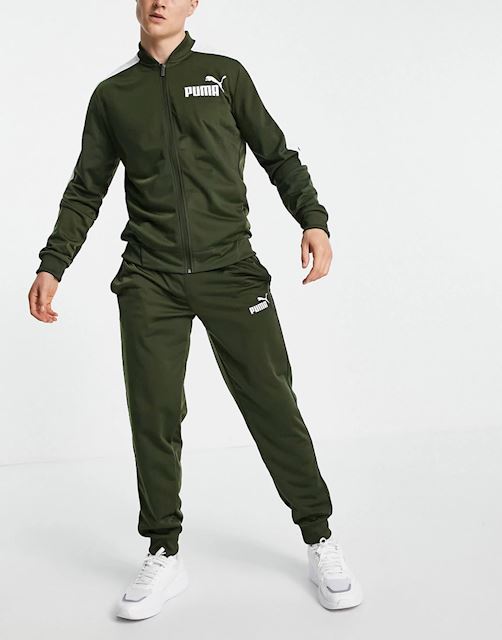 Puma Baseball Tricot tracksuit in dark green | 853383_80 | FOOTY.COM