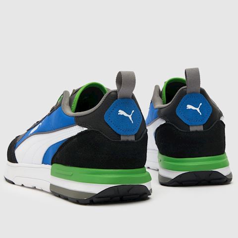 Puma Mens Puma R22 Trainers White/Black | 383462_08 | FOOTY.COM