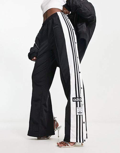 adidas Originals adibreak side popper track pants in black | IB5924 ...