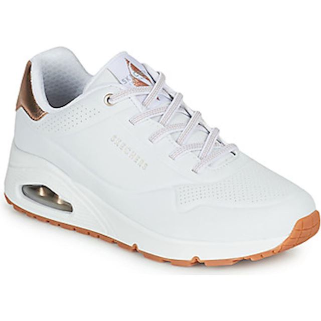 Skechers UNO women's Shoes (Trainers) in White | 155196-WHT | FOOTY.COM