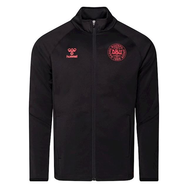 Hummel Denmark Jacket Travel Full Zip EURO 2020 - Black/Red Kids ...