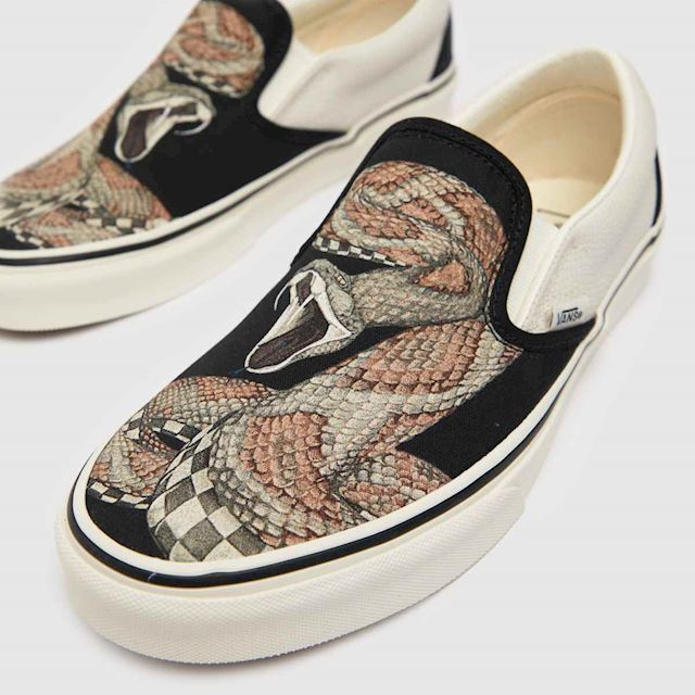 VANS Desert Classic Slip-on Shoes ((desert) Snake/black) Women Black ...